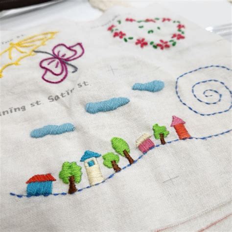 창원프랑스자수수업 스티치북만들기 고향의봄도서관에서 진행 네이버 블로그