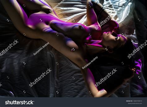 Nude Girl High Angle Shot Projector Stock Photo Shutterstock
