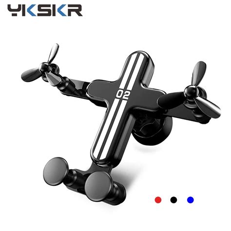 Гравитационный Автомобильный держатель для телефона с креплением на вентиляционное отверстие без