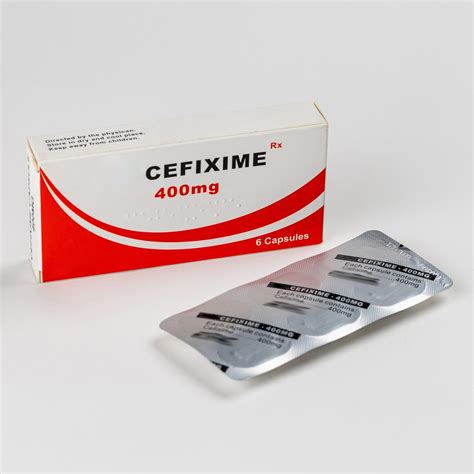 Cefixime Capsules 400mg 6capsulesbox With Gmp Cefixime And