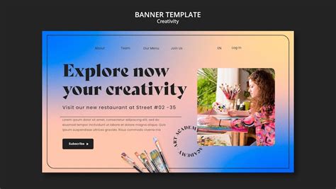 듀오 톤 창의력 템플릿 무료 Psd 파일