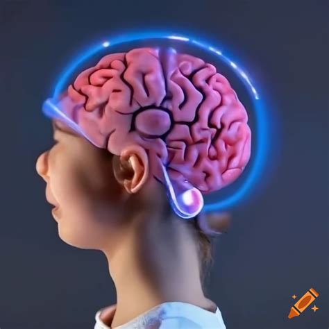 Close Up Of Neural Connections In A Babe Girl S Brain