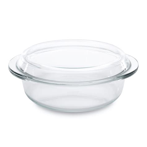 Форма для запікання з кришкою скляна 30 х 26 5 см 3 л