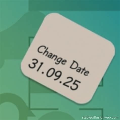 Date Change Prompt Stable Diffusion Online
