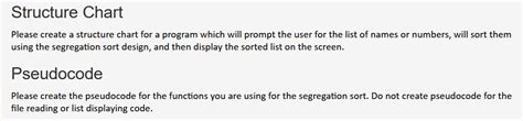 Solved Structure Chart Please Create A Structure Chart For A Chegg Com