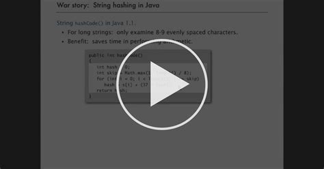 Hash Table Context Hash Tables Coursera