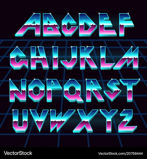 80s typeface tutorial kizatshirts