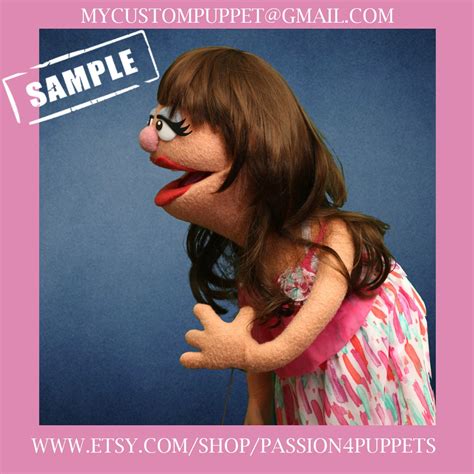 Custom Professional Rod Hand Puppet In Antron Fleece From Your Etsy Canada