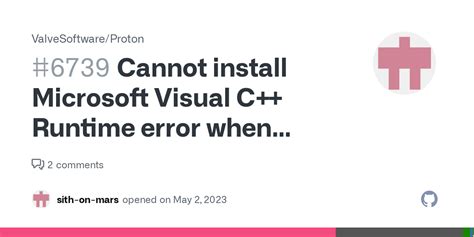 Cannot Install Microsoft Visual C Runtime Error When Launching Ground