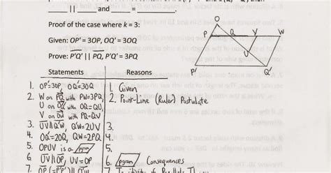 Geometry Common Core Style Lesson 12 6 The Fundamental Theorem Of Similarity Day 126