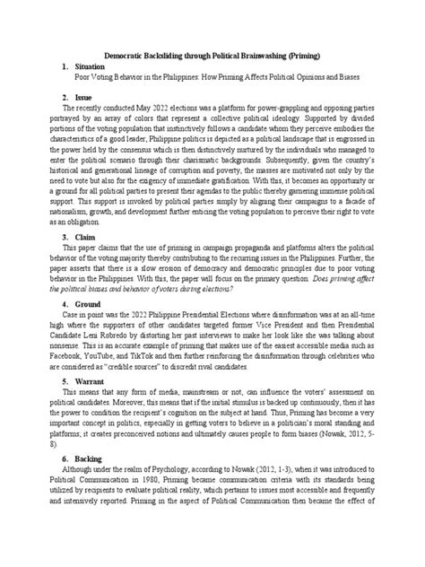 Democratic Backsliding Pdf Propaganda Bias