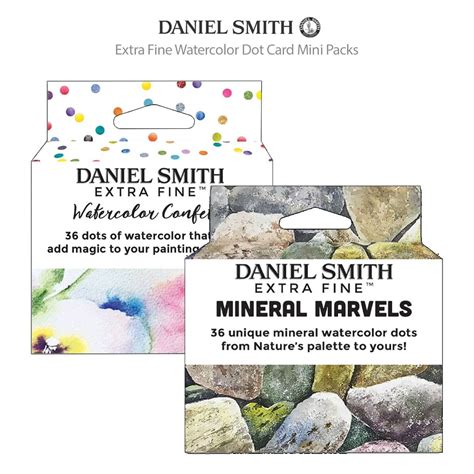 Daniel Smith Extra Fine Watercolor Dot Card Mini Packs Jerrys Artarama