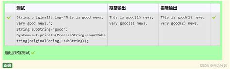 Java程序设计课程 Upc面向对象程序设计（java）编程练习题集（二）设计一个类substring包含公有的类方法int
