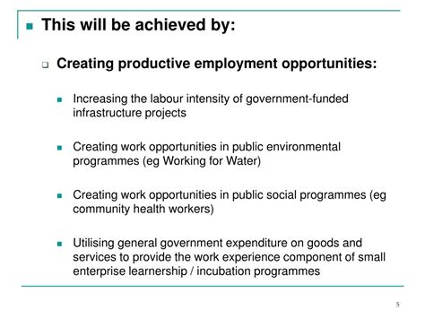 Ppt The Expanded Public Works Programme Powerpoint Presentation Free