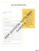 ABA Session Note Fillable Template And Sample By Karina Lopez TPT