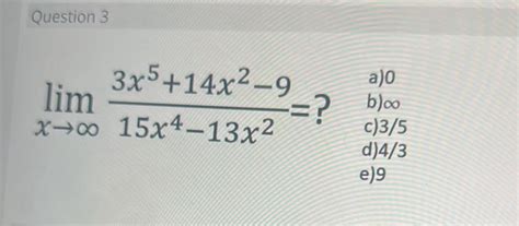 Solved Question 3 Chegg Com
