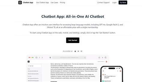 Chatbot App 모든 필요를 위한 Ai 기반 챗봇 Aitoolnet