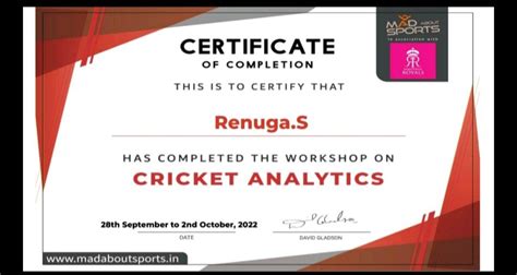 Renuga Suresh On Linkedin Analytics Sports Cricket Datascience
