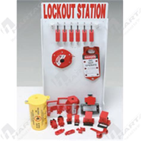 Lockout Kits And Stations Combination Wall Mount Lockout Station