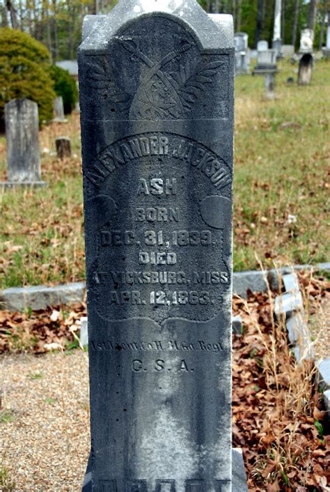 Alexander Jackson Ash 1839 1863 Find A Grave Memorial