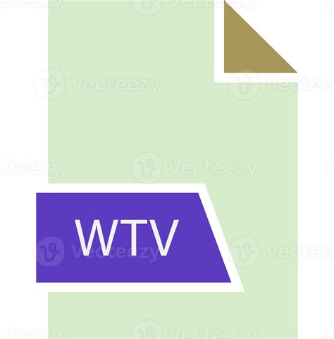 Wtv File Format Icon Shape 57912728 Png