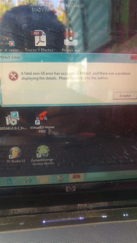 fatal non ui error pkhex project pokemon forums