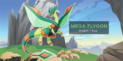 Pokemon Mega Flygon Phoenix Rising On X With A New Moveset Typing