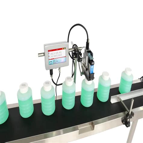 Automatic Intelligent Carton Coder Expiration Date Batch Code Printer Online Tij Inkjet Printer