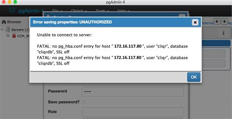 Khắc Phục Lỗi “no Pgnf Entry For Host” Trên Postgresql Vinascript
