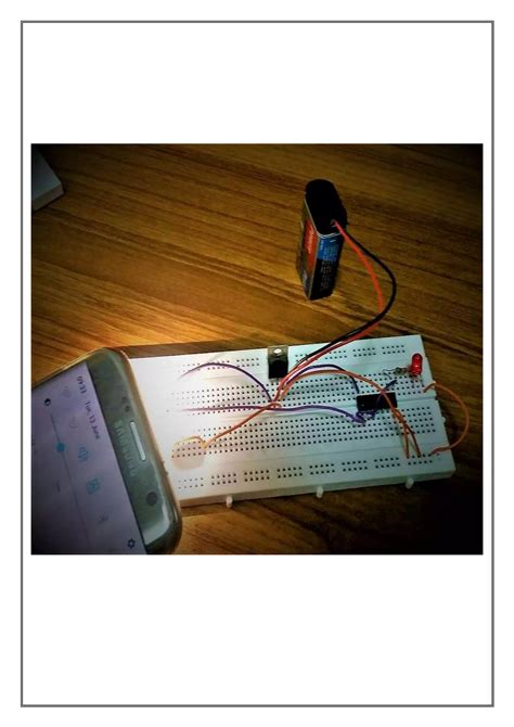 LIGHT DETECTOR USING NAND GATE DOCX Cameras And Camcorders Consumer Electronics