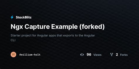 Ngx Capture Example Forked StackBlitz