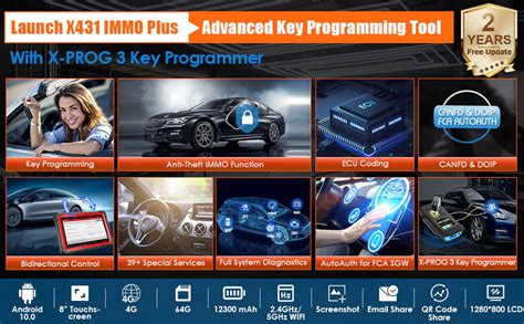 Launch X431 IMMO Plus Auto Tools SA
