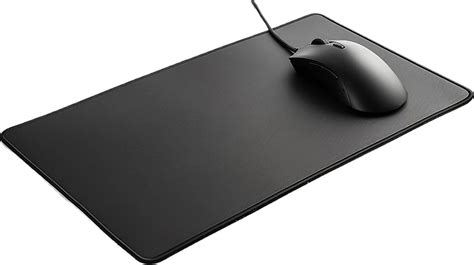 AI Generated Black Computer Mouse And Pad Png PNG