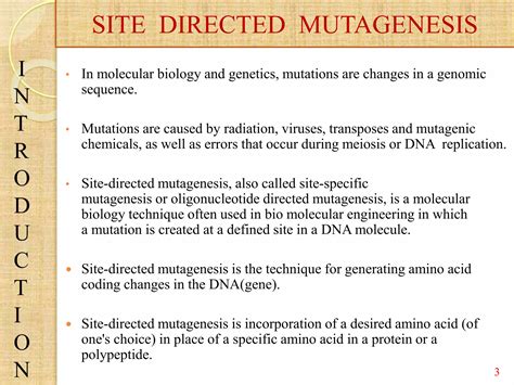 Site Directed Mutagenesis Pptx