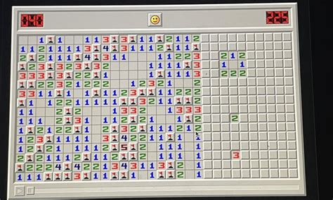 i ve never seen a vertical line like this before r minesweeper