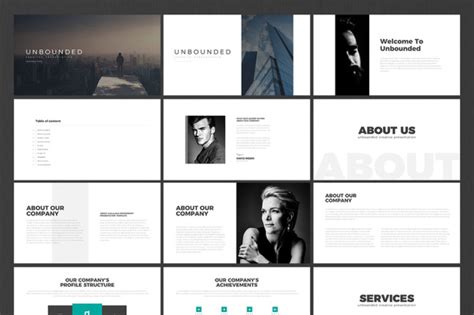 Unbounded Powerpoint Template By Diverter Thehungryjpeg
