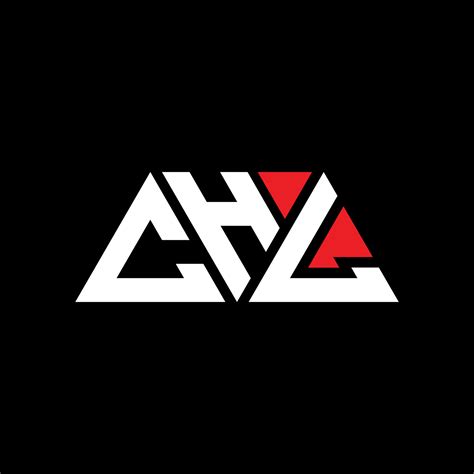 Chl Triangle Letter Logo Design With Triangle Shape Chl Triangle Logo Design Monogram Chl