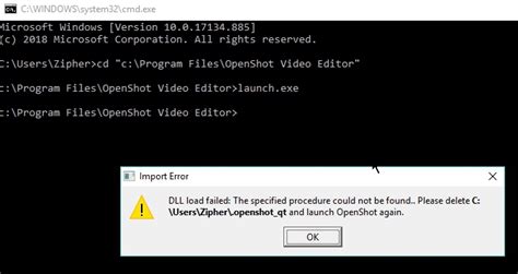 Error In Python Script When I Start Up Openshot · Issue 2748