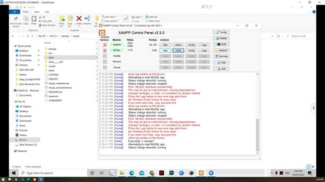 Sửa Lỗi Không Khởi động Mysql Trong Xampp Youtube