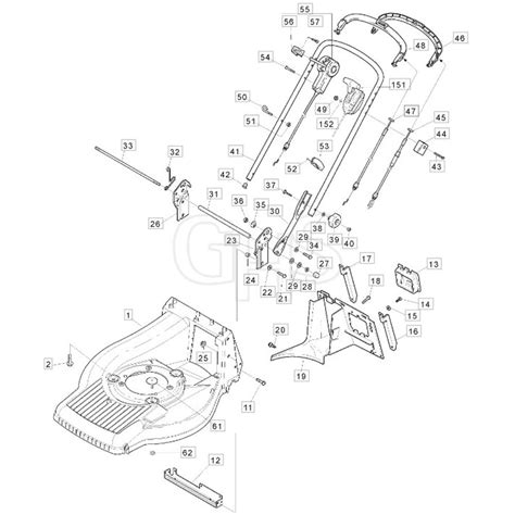 550 R Pdh 2006 12 9704 81 Mountfield Rotary Mower Chassis