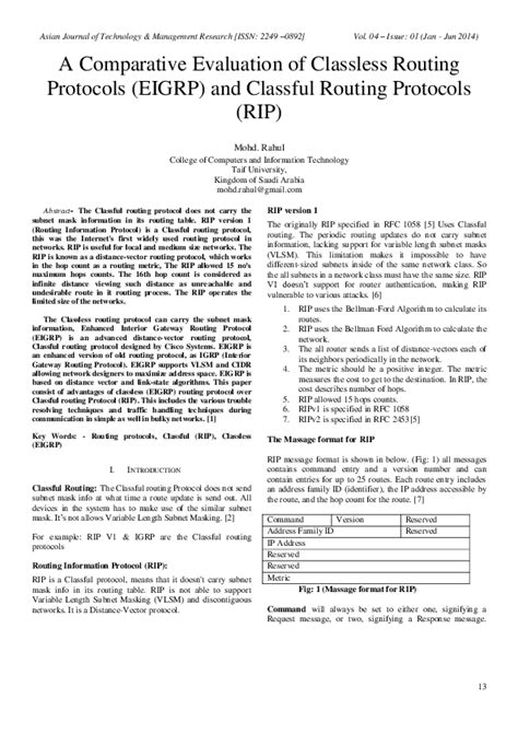 Pdf Routing Protocols Rip Ospf And Bgp Tamfu Divine