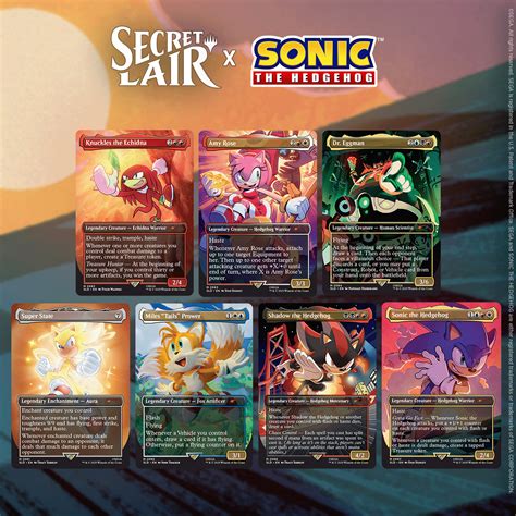 Mtg Secret Lair X Sonic Friends And Foes