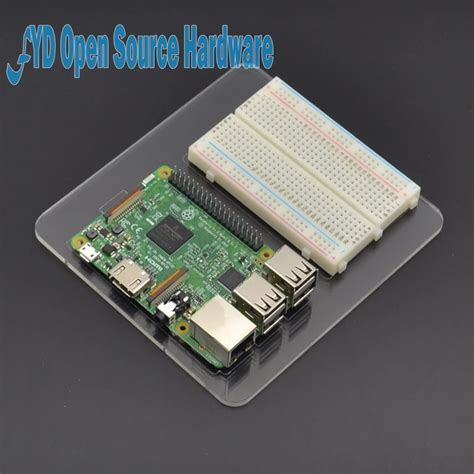 1set Raspberry Pi 400 Point Breadboard Mounting Plate Prototype