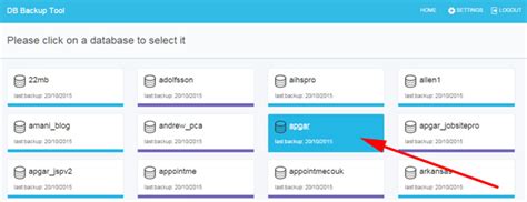 Database Backup Script Php Mysql Db Backup Tool