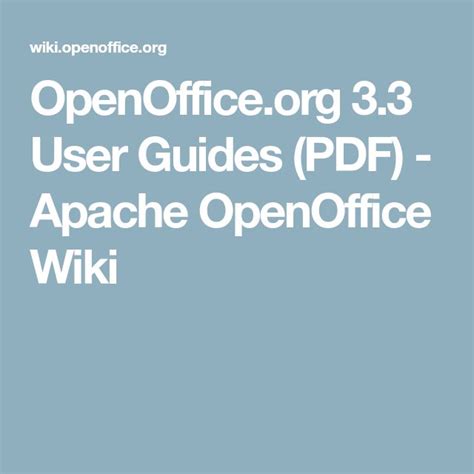 33 User Guides Pdf Apache Openoffice Wiki Apache Openoffice Guided Math