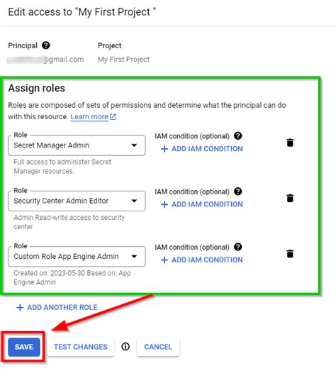 implementing role based access control with gcp iam