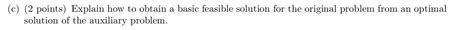 In Order To Run The Network Simplex Algorithm For An