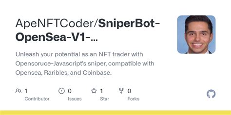 GitHub ApeNFTCoder SniperBot OpenSea V ApeNFTCoder Unleash Your