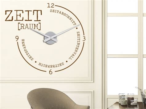 Wandtattoo Uhren - Die kreative Design-Wanduhr | KLEBEHELD®