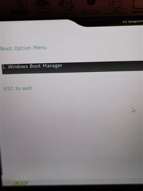 No Boot Option Even With Boot Manager Enabled Acer Aspire Switch 10e Acer Community